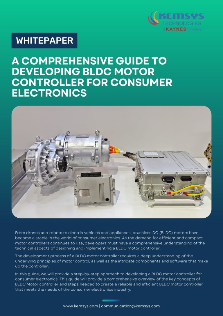 Whitepaper: BLDC Motor Controller Design Guide | Kemsys