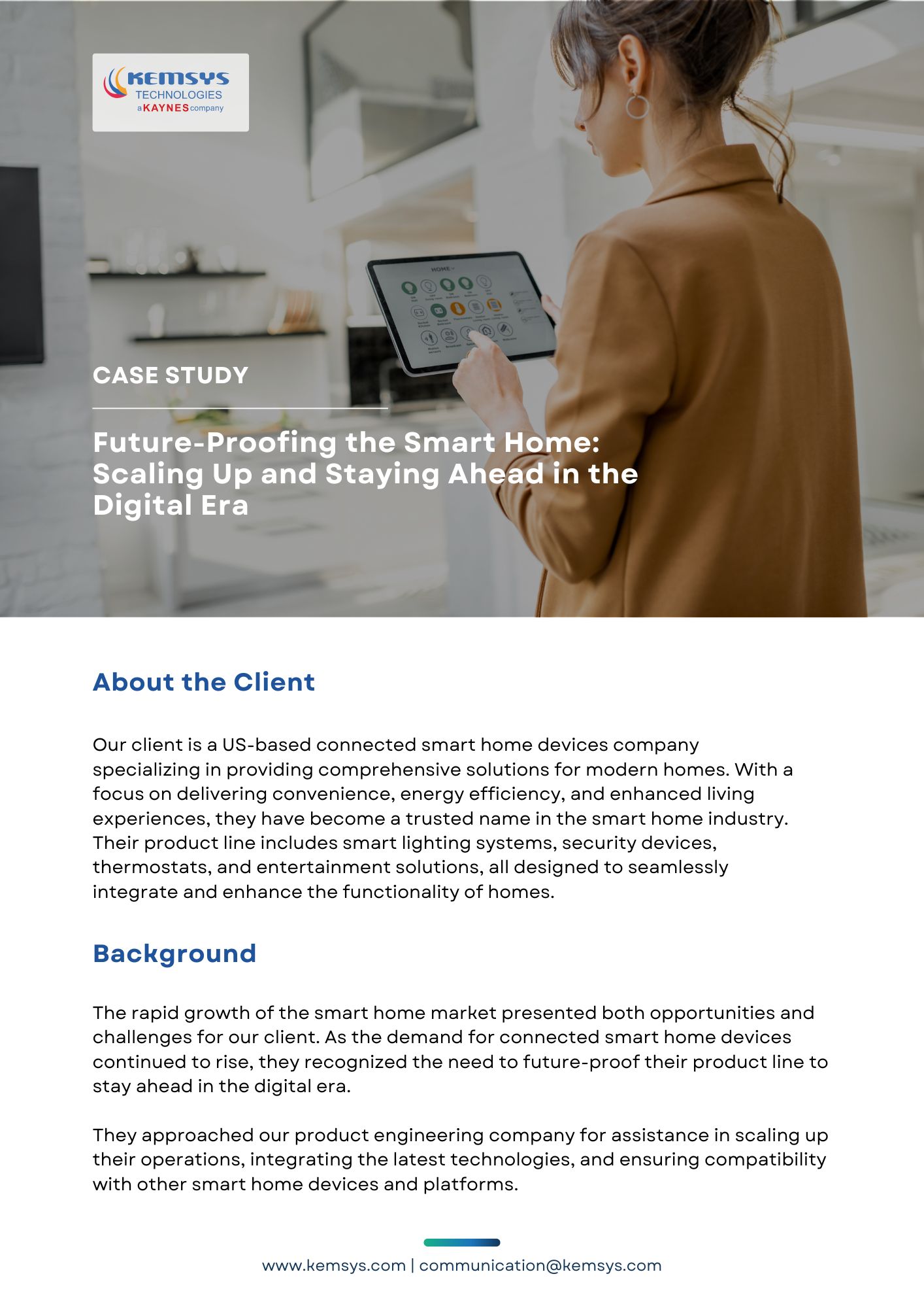 Scale and Future Proof-For Smart Solutions and Services Providers