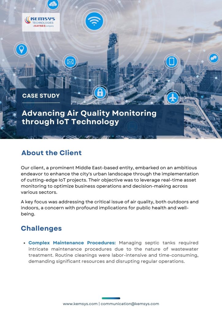 Advancing Air Quality Monitoring through IoT